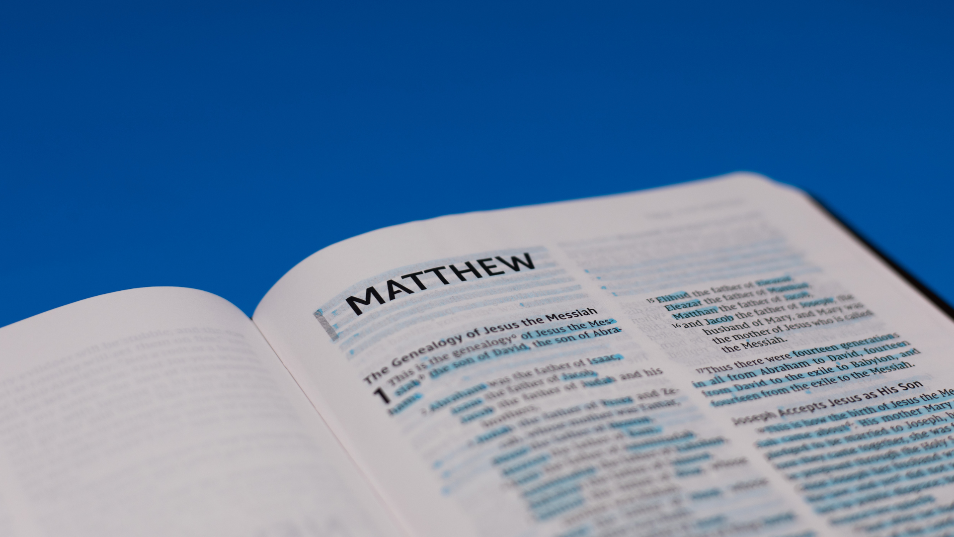 Matthew Bible study guide