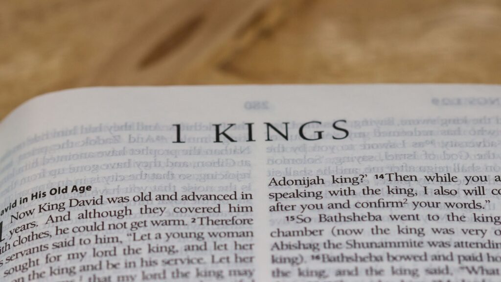 1 Kings Bible study guide