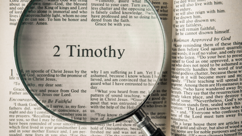 2 Timothy Bible study guide